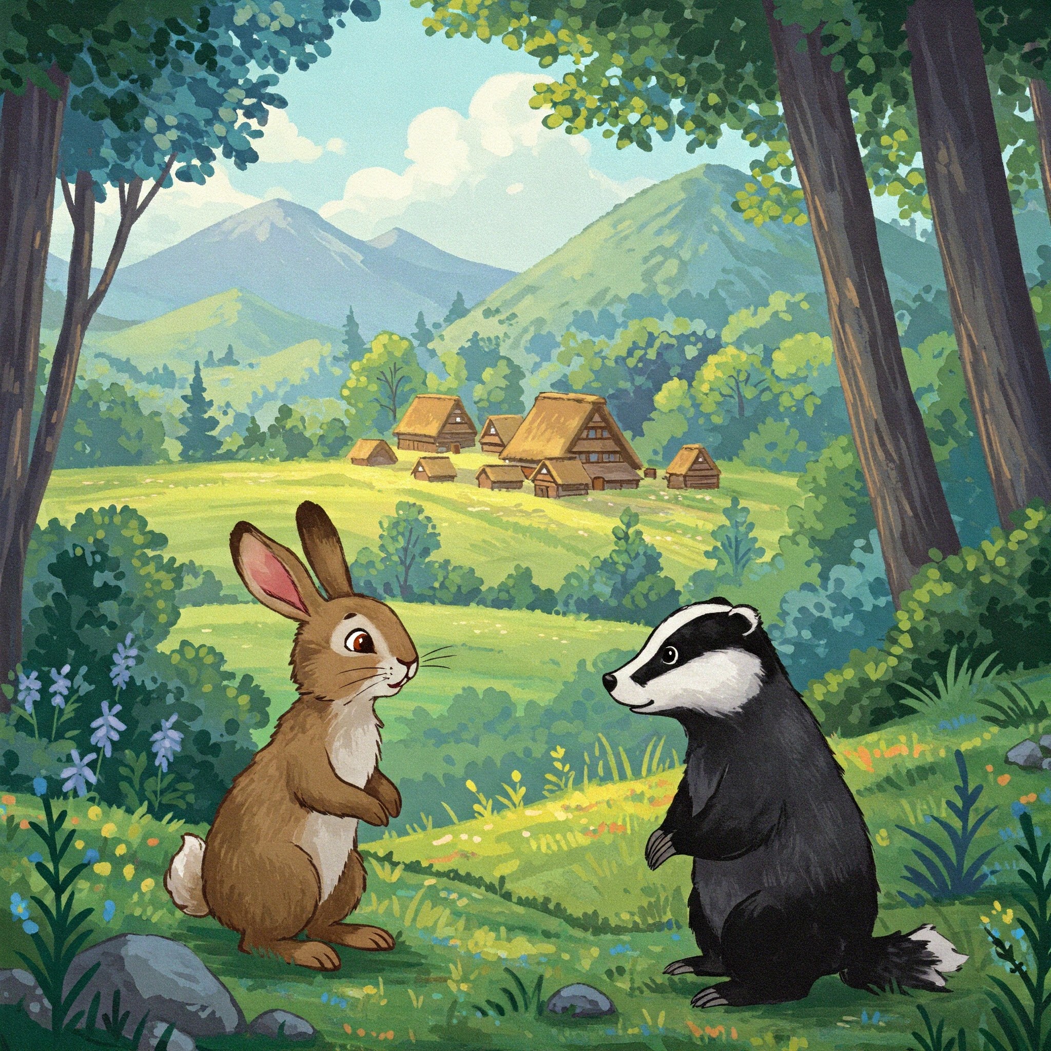 The Farmer and the Badger | Bright Bunny Books